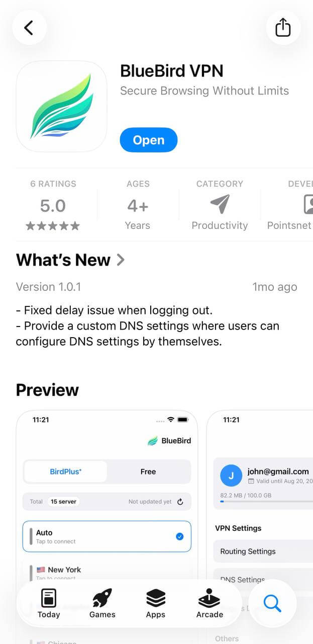 极光 VPN 使用教程：Bluebird iOS & Hiddify